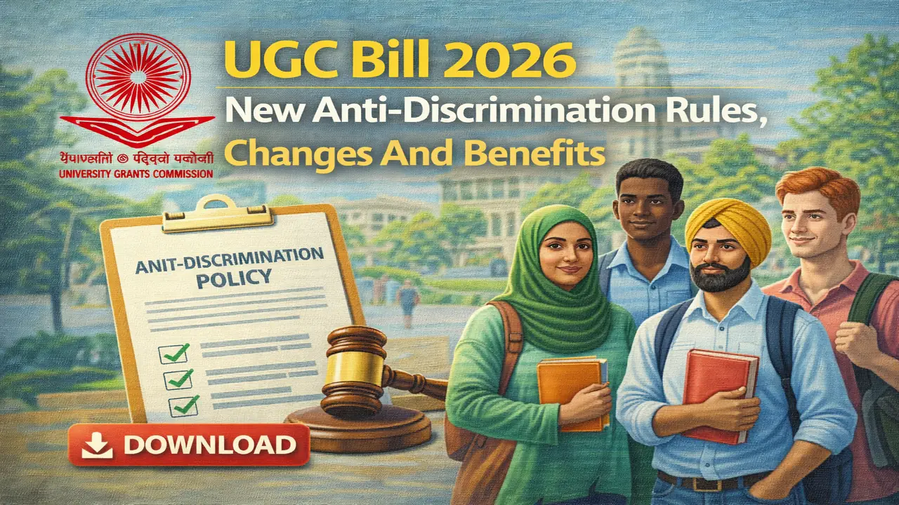 UGC Bill 2026 New Anti-Discrimination Rules, Changes And Benefits ...